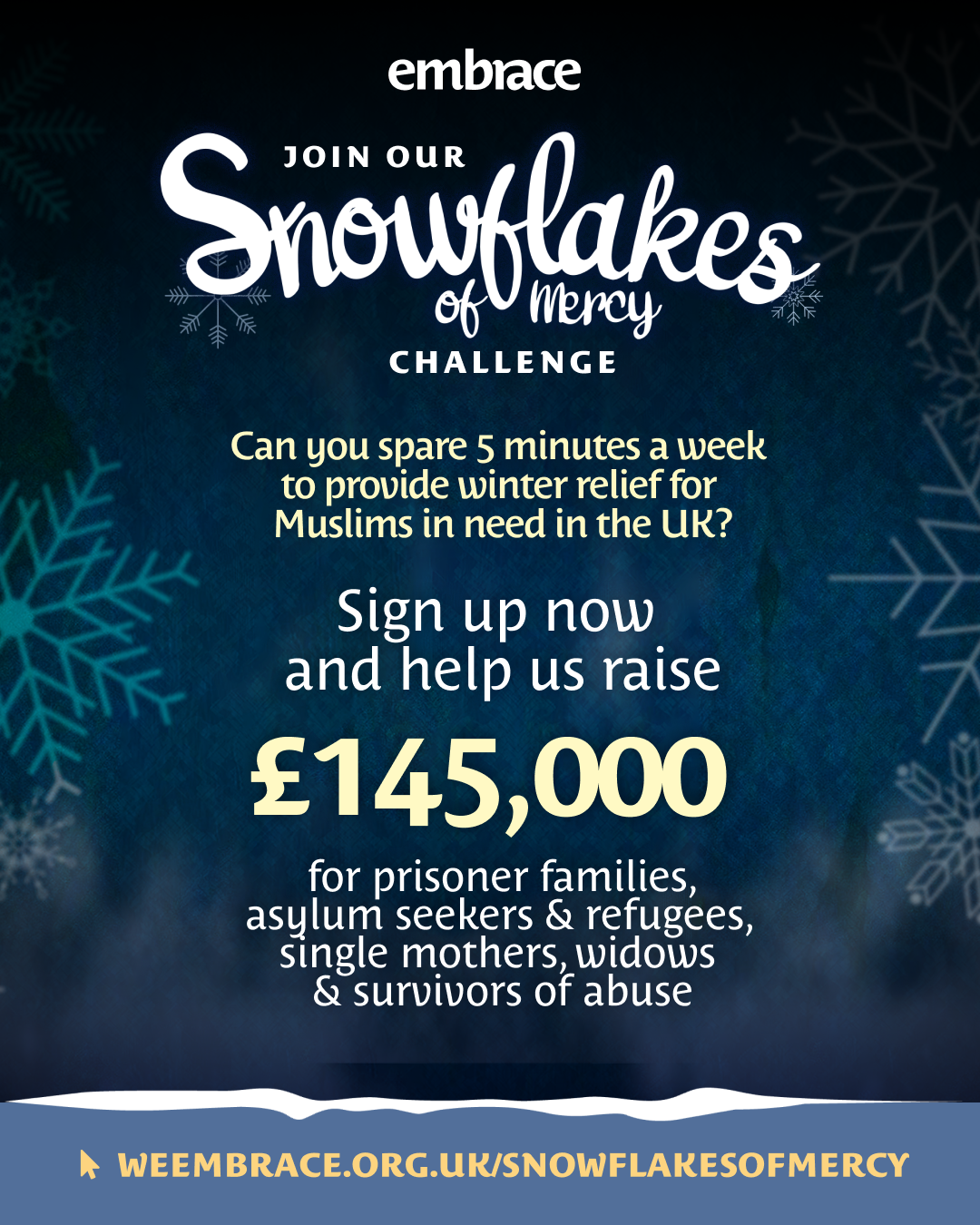 Snowflakes of Mercy Winter Challenge – We Embrace